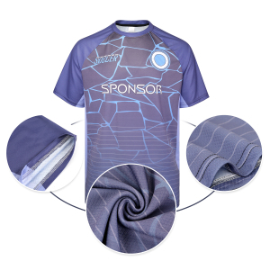 Performance Crew Neck Fully Custom Dye Sublimation T-Shirt - Printed ...